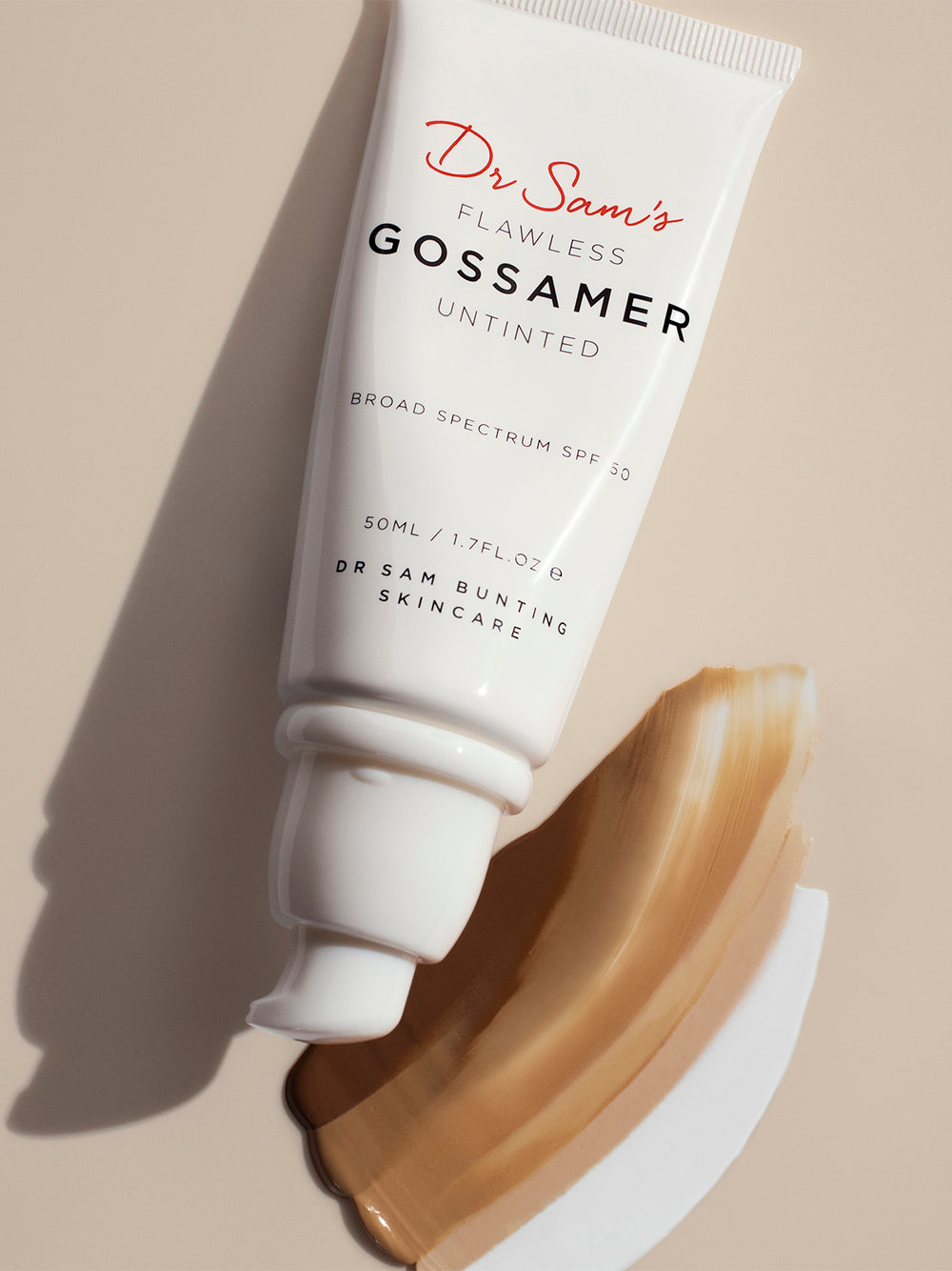 Flawless Gossamer Tint SPF 50 | Tinted Sunscreen | Dr Sam's