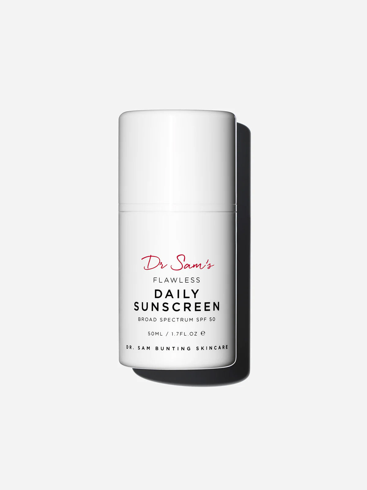 Flawless Daily Sunscreen | Daily Face Sunscreen SPF 50 | Dr Sam's