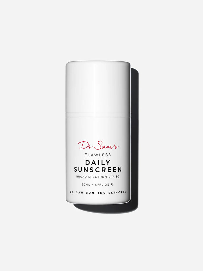 Flawless Daily Sunscreen | Daily Face Sunscreen SPF 50 | Dr Sam's