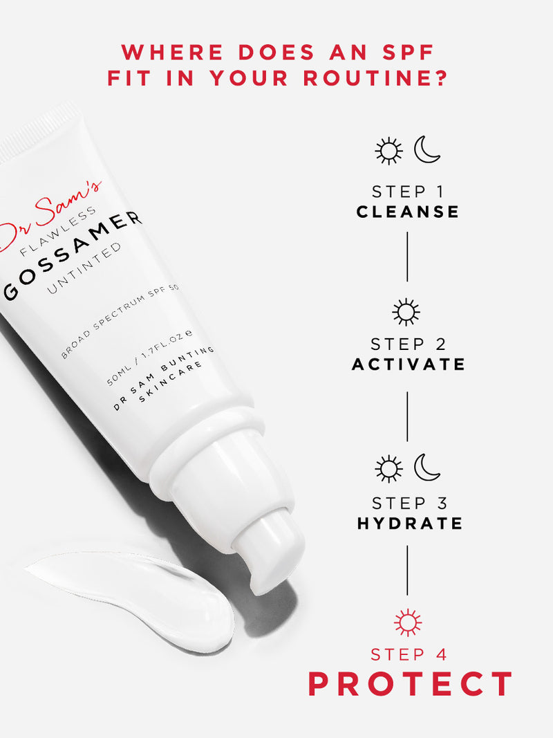 Flawless Gossamer Untinted SPF 50 – Dr Sam's