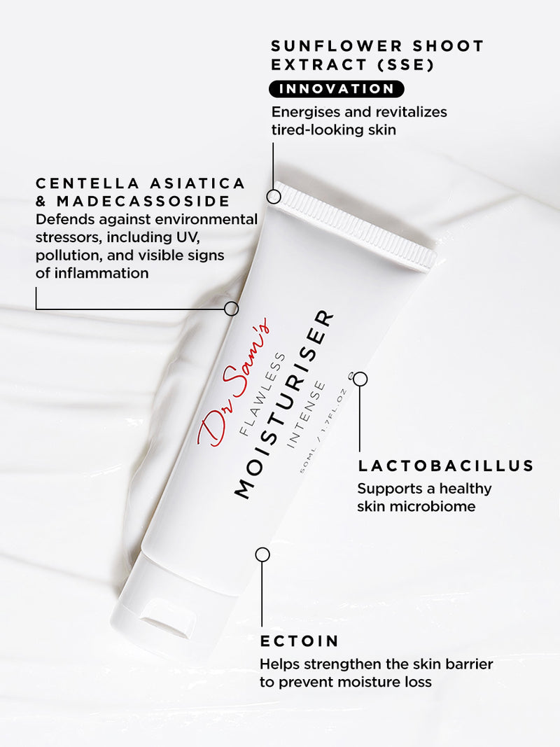Flawless Moisturiser Intense | NAD+ Boosting Barrier Repair Cream – Dr ...