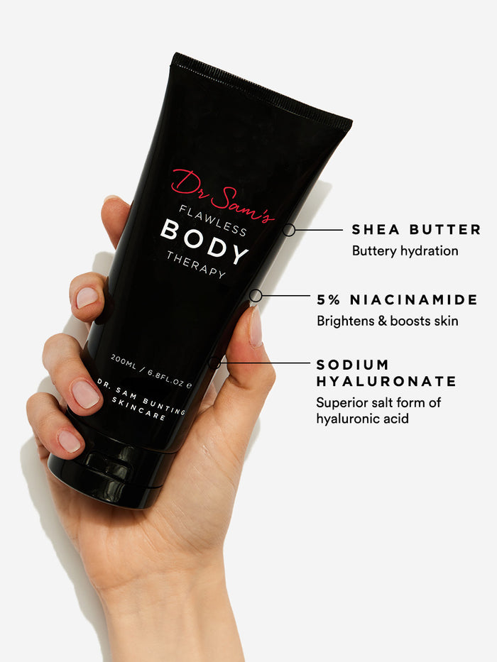 Flawless Body Therapy | Firming Body Moisturiser | Dr Sam's